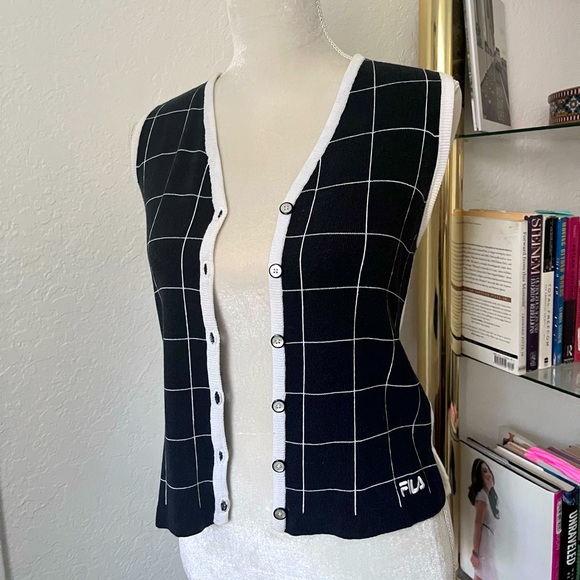 Fila | Jackets & Coats | Vintage Fila Tennis Sweater Vest | Poshmark